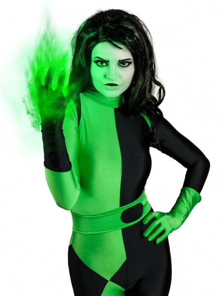 Disfraz de Shego de Kim Possible Súper Villano Cosplay